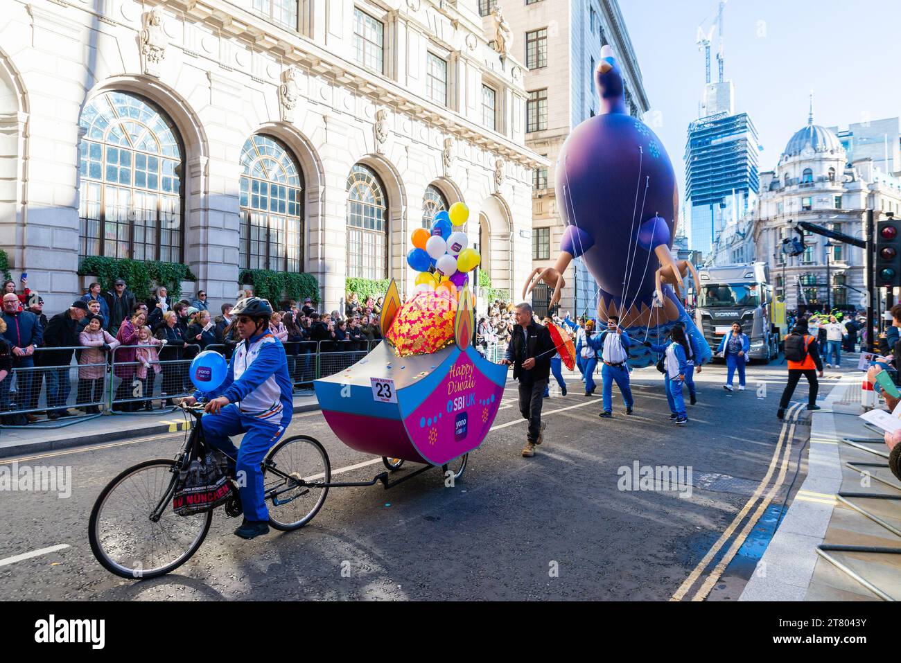 State Bank of India (SBI) float at the Lord Mayor's Show procession ...
