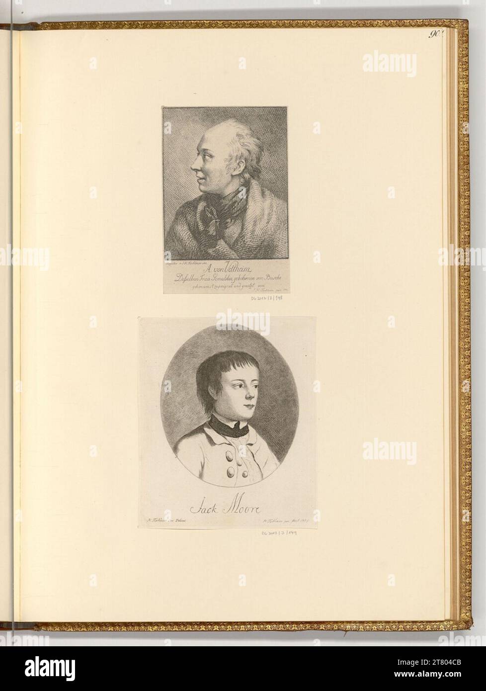 Johann Heinrich Tischbein (The Older) Portraits A. von Veltheim; Jack ...