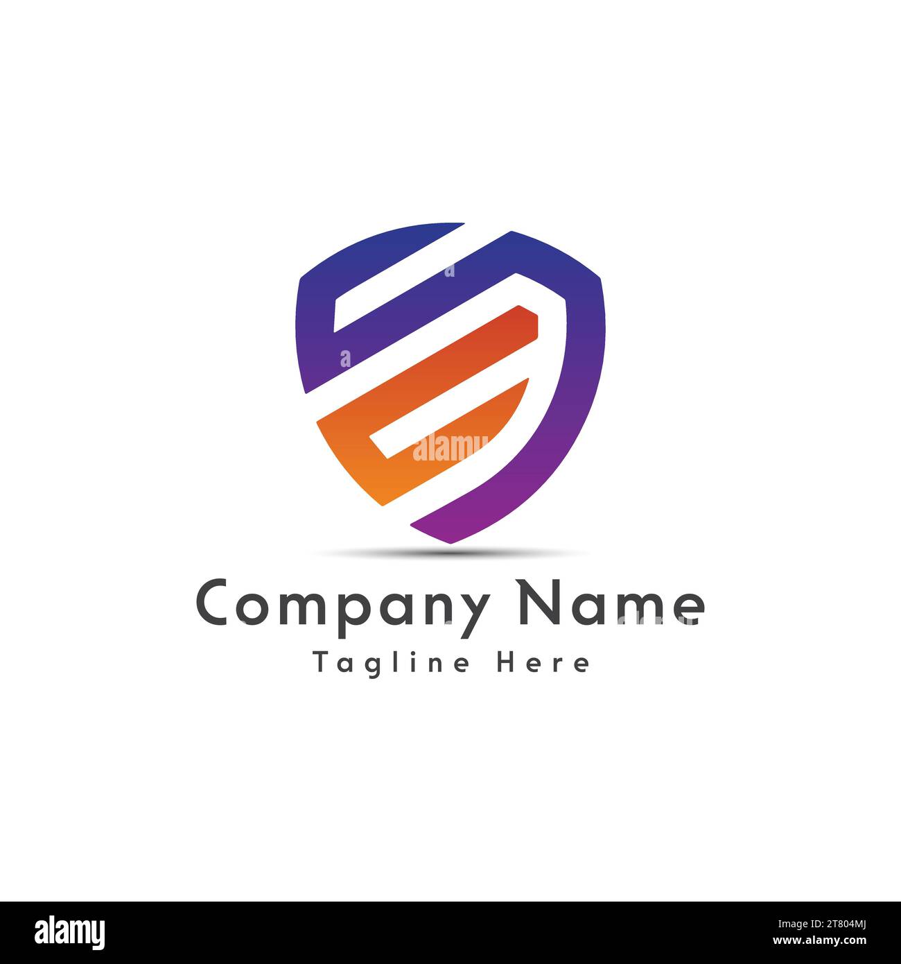 Letter su shield shape logo hi-res stock photography and images - Alamy