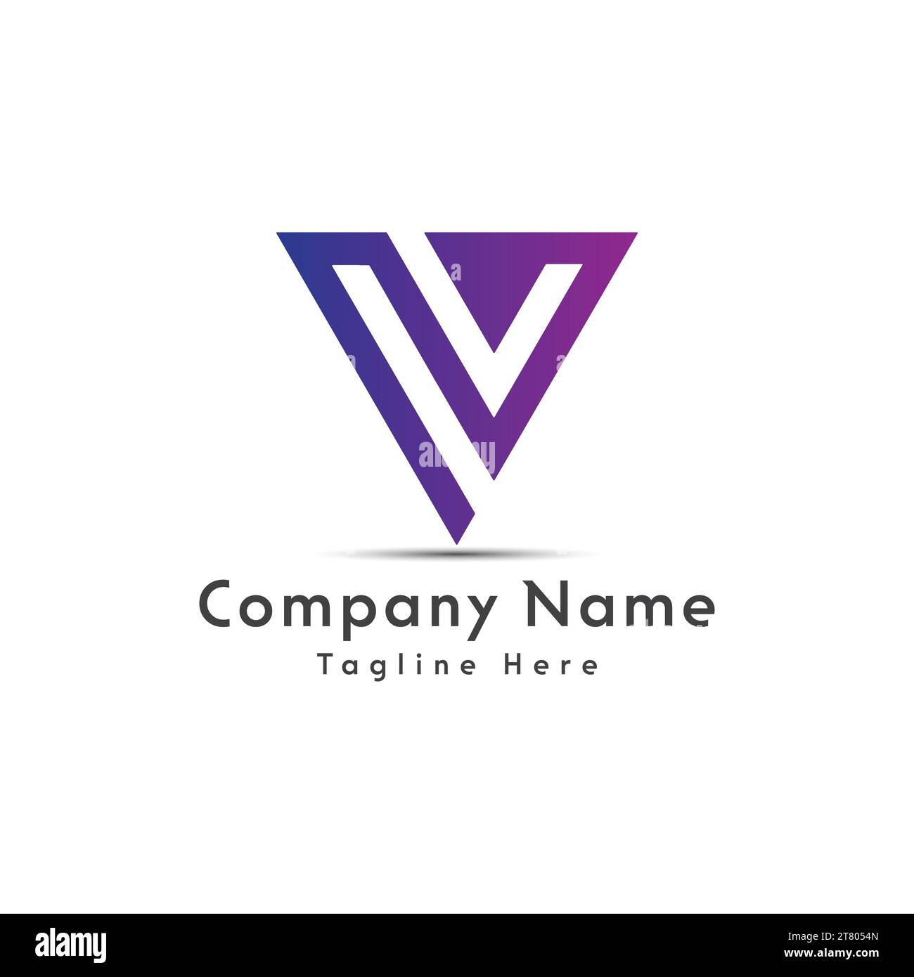 V letter creative logo design Stock Vector Image & Art - Alamy