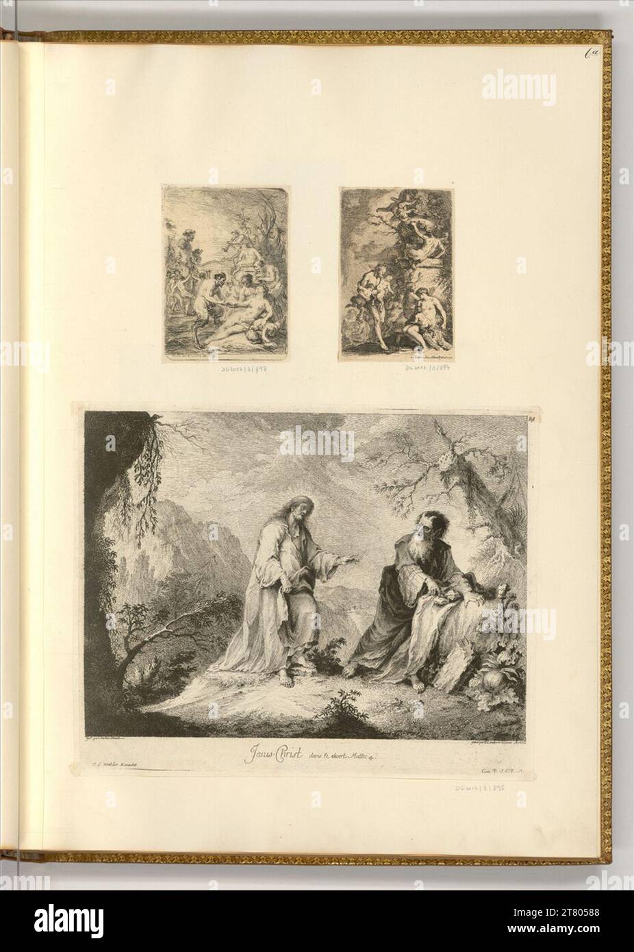 Martin Johann Schmidt Mythological representations; The temptation of ...