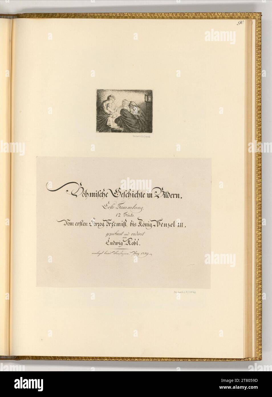 Ludwig Kohl (Ausführende r Künstler in) Adoration of the shepherds; Titleblatt, Bohemian history ...