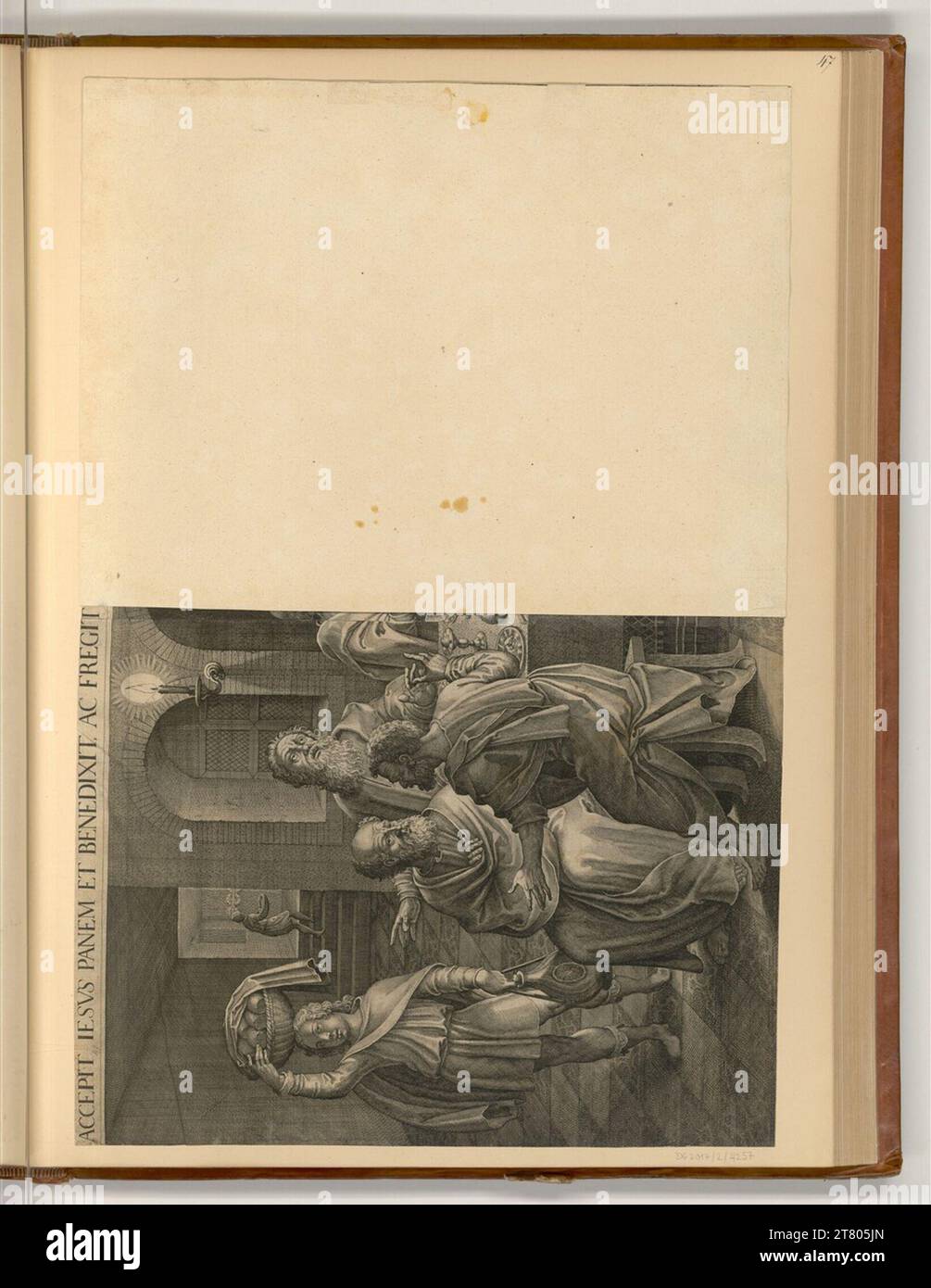 Matthäus Merian der Ältere (Engraver) The last supper. etching 1608-1650 , 1608/1650 Stock Photo ...