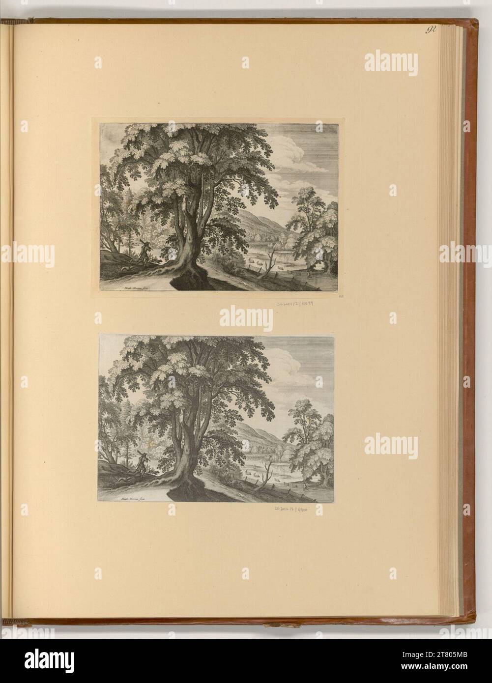 Matthäus Merian der Ältere (Engraver) Has hunting. etching 1624 , 1624 ...