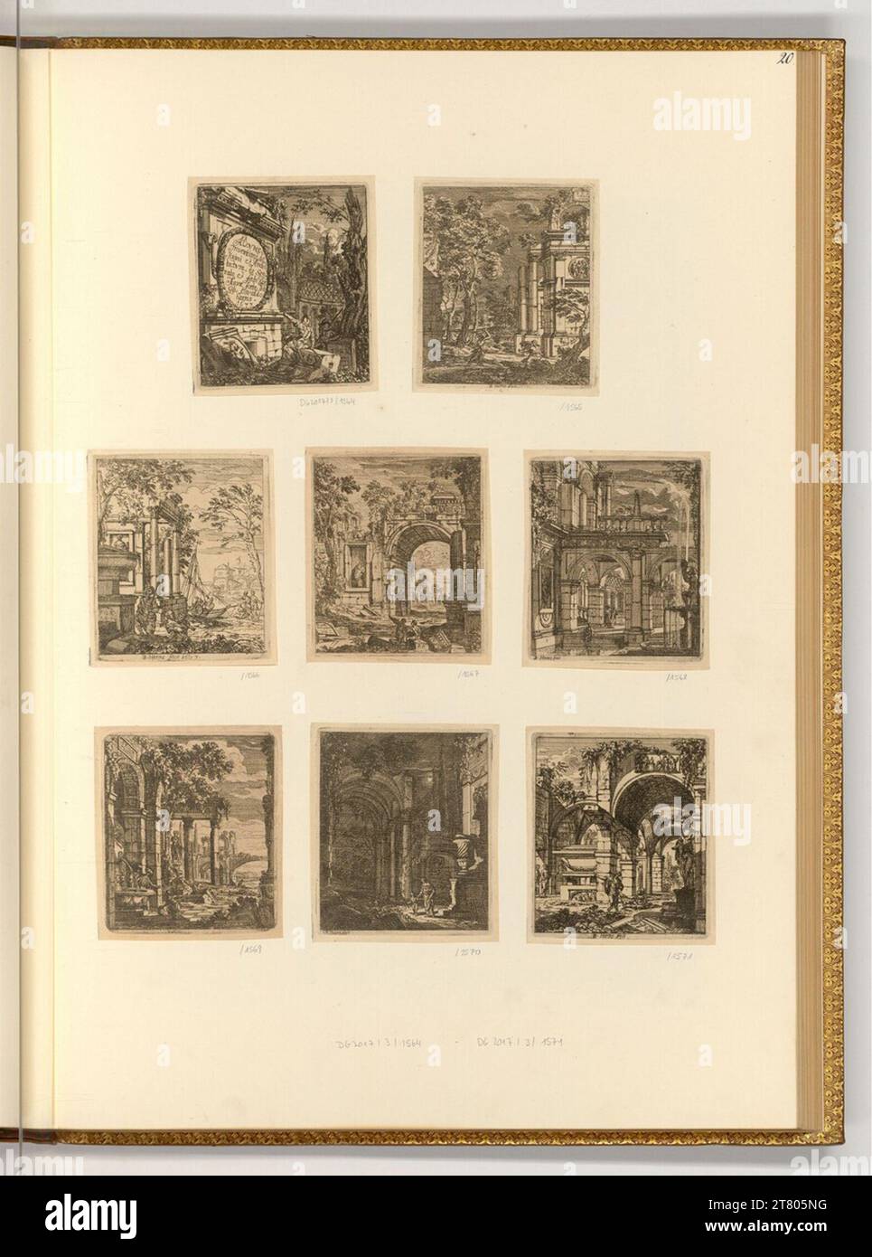 Johann Oswald Harms (Ausführende r Künstler in) Ruin architecture ...