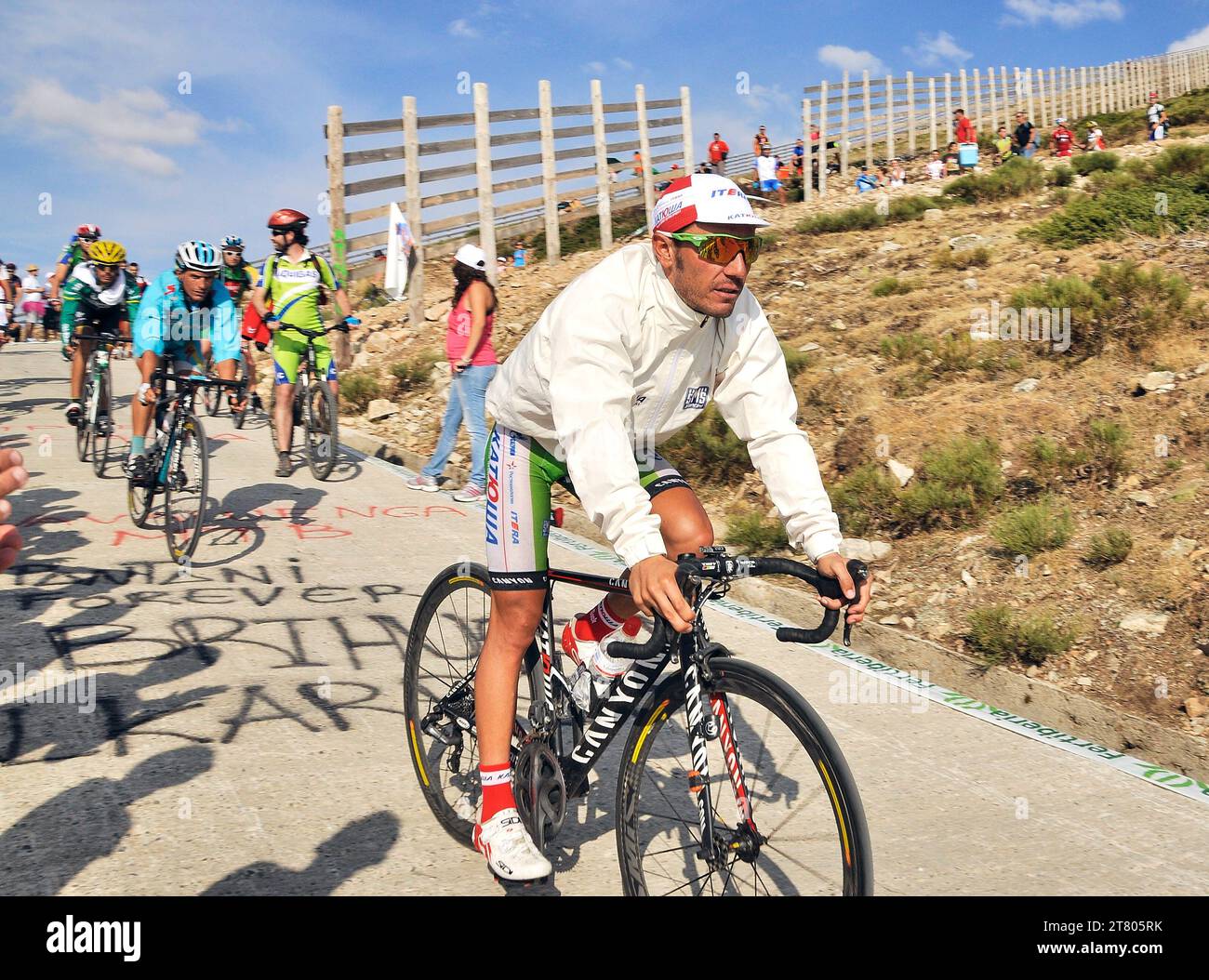 Purito Rodriguez after stage of La Vuelta 2012 Stock Photo - Alamy