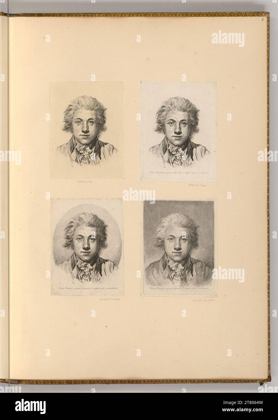 Johann Adam von Bartsch (Ausführende r Künstler in) Self -portrait as a ...