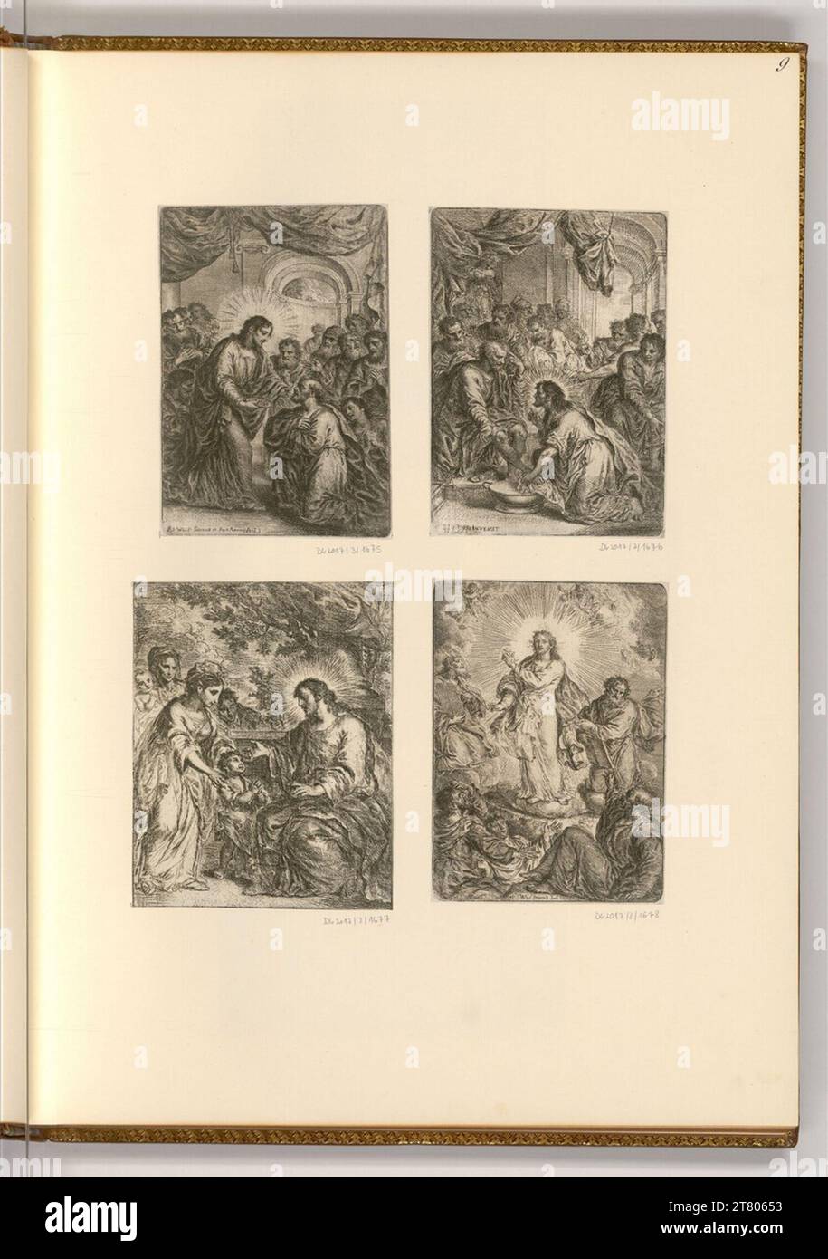 Barthélemi Weiss Scenes from the life of Jesus; The transfiguration of ...