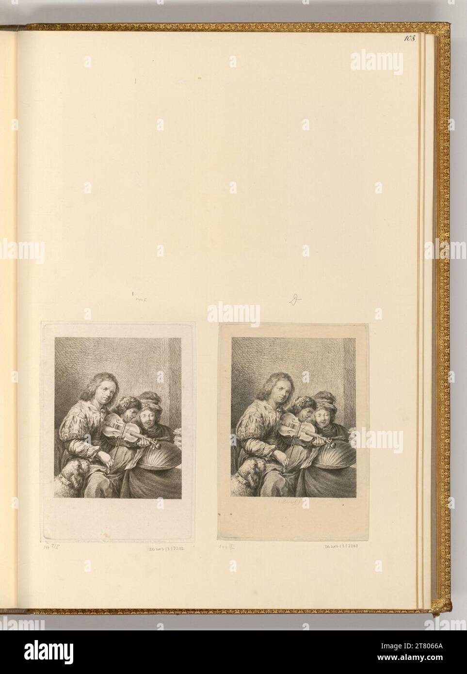 Johann Adam von Bartsch (Engraver) The concert. Etching, copper ...