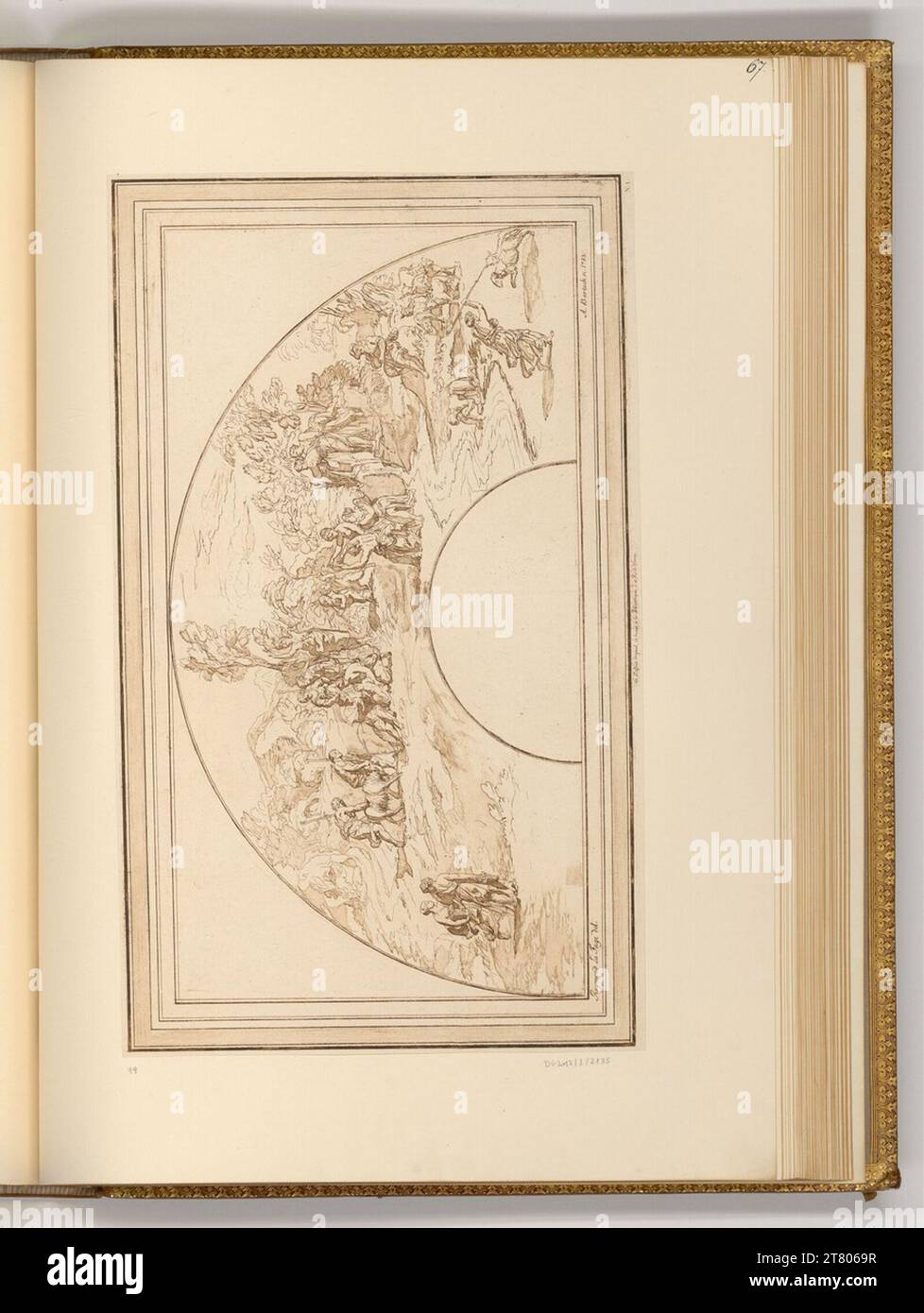 Johann Adam von Bartsch (Engraver) The birth of the Adonis. Etching ...