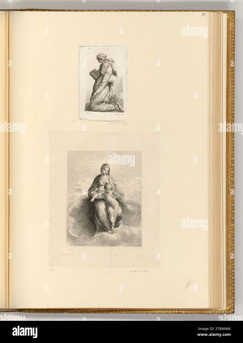 Johann Adam von Bartsch (Engraver) In the profile to the left martyr ...
