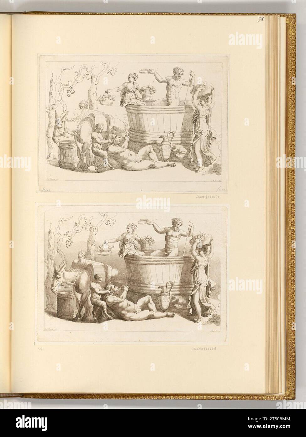 Johann Adam von Bartsch (Engraver) In addition to a donkey lying on the ...
