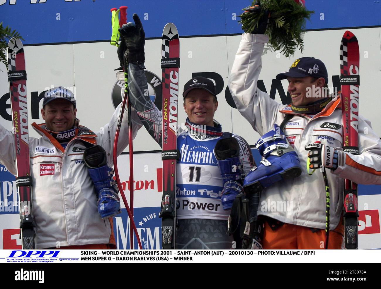 SKIING - WORLD CHAMPIONSHIPS 2001 - SAINT-ANTON (AUT) - 20010130 ...