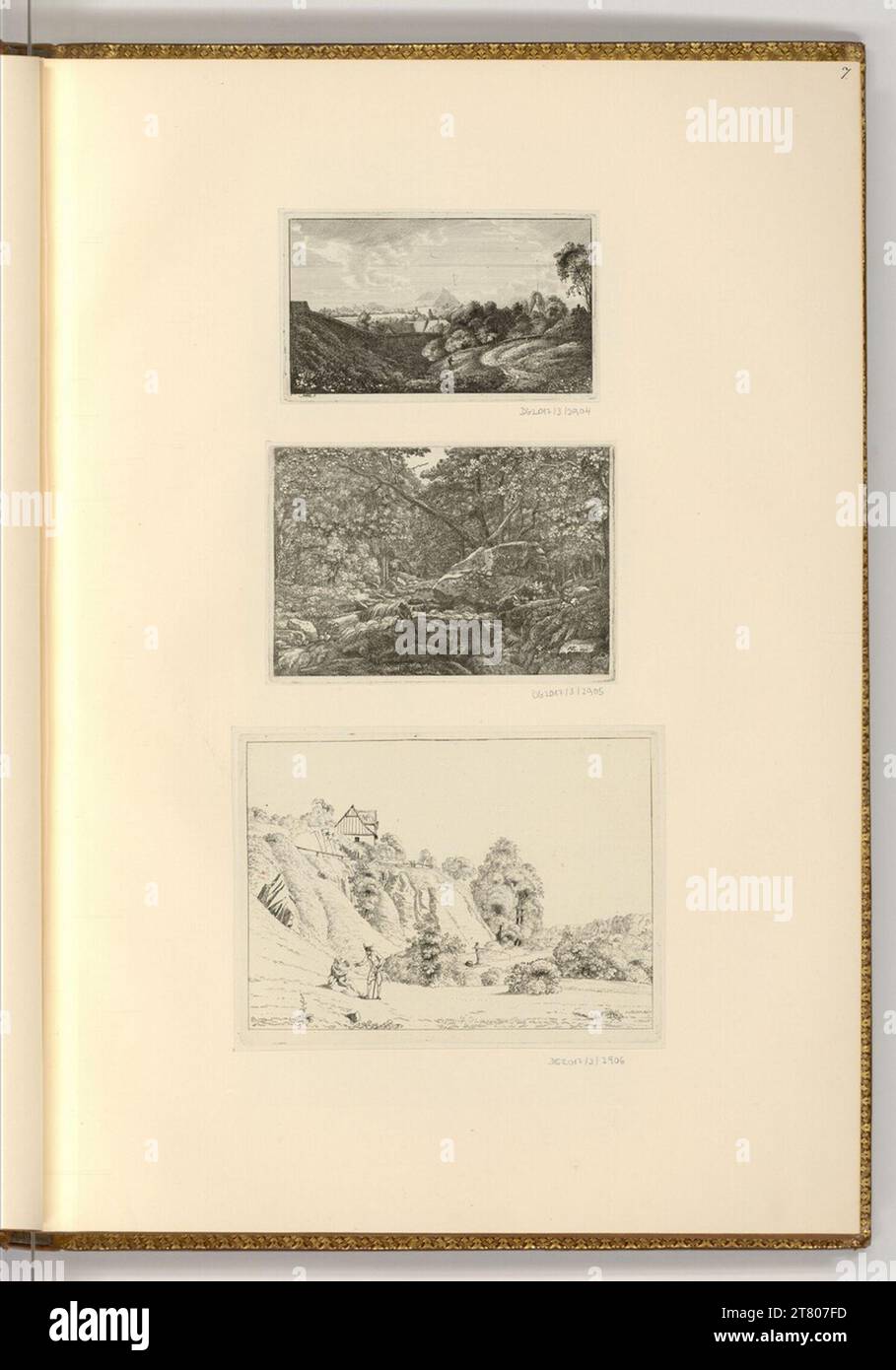 Christoph Nathe (Engraver) Landscapes. etching 1775-1806 , 1775/1806 ...