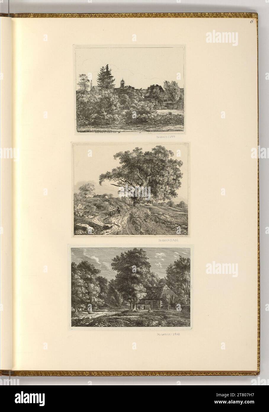 Christoph Nathe (Engraver) Landscapes. etching 1775-1806 , 1775/1806 ...