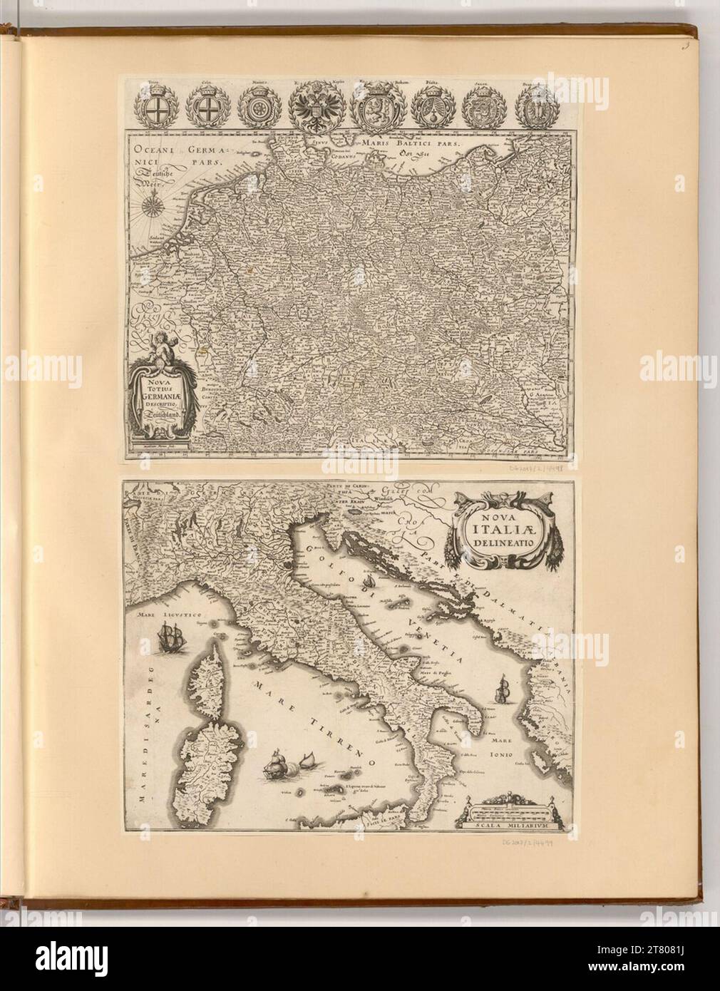 Germany italy map hi-res stock photography and images - Alamy