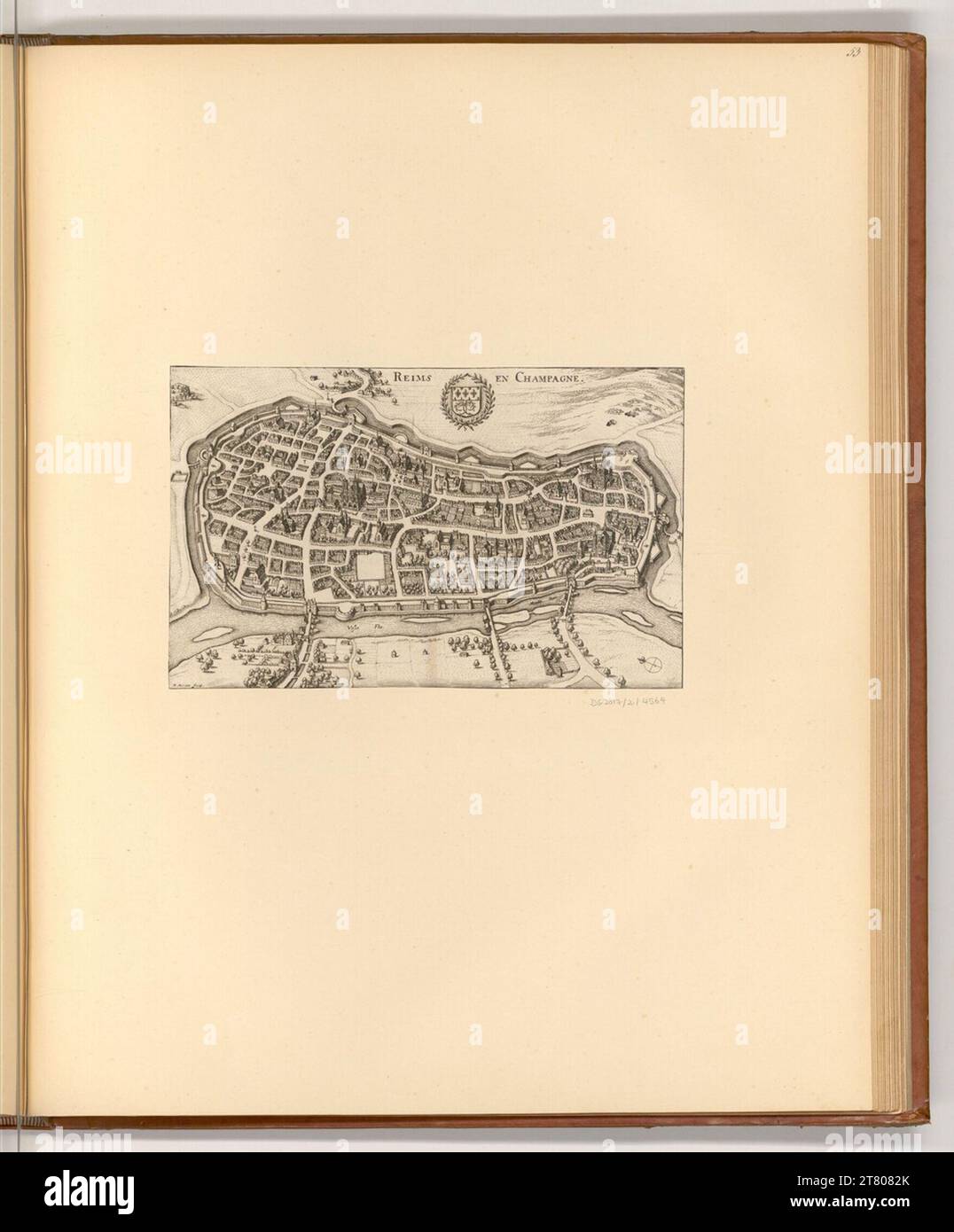 Reims map hi-res stock photography and images - Alamy