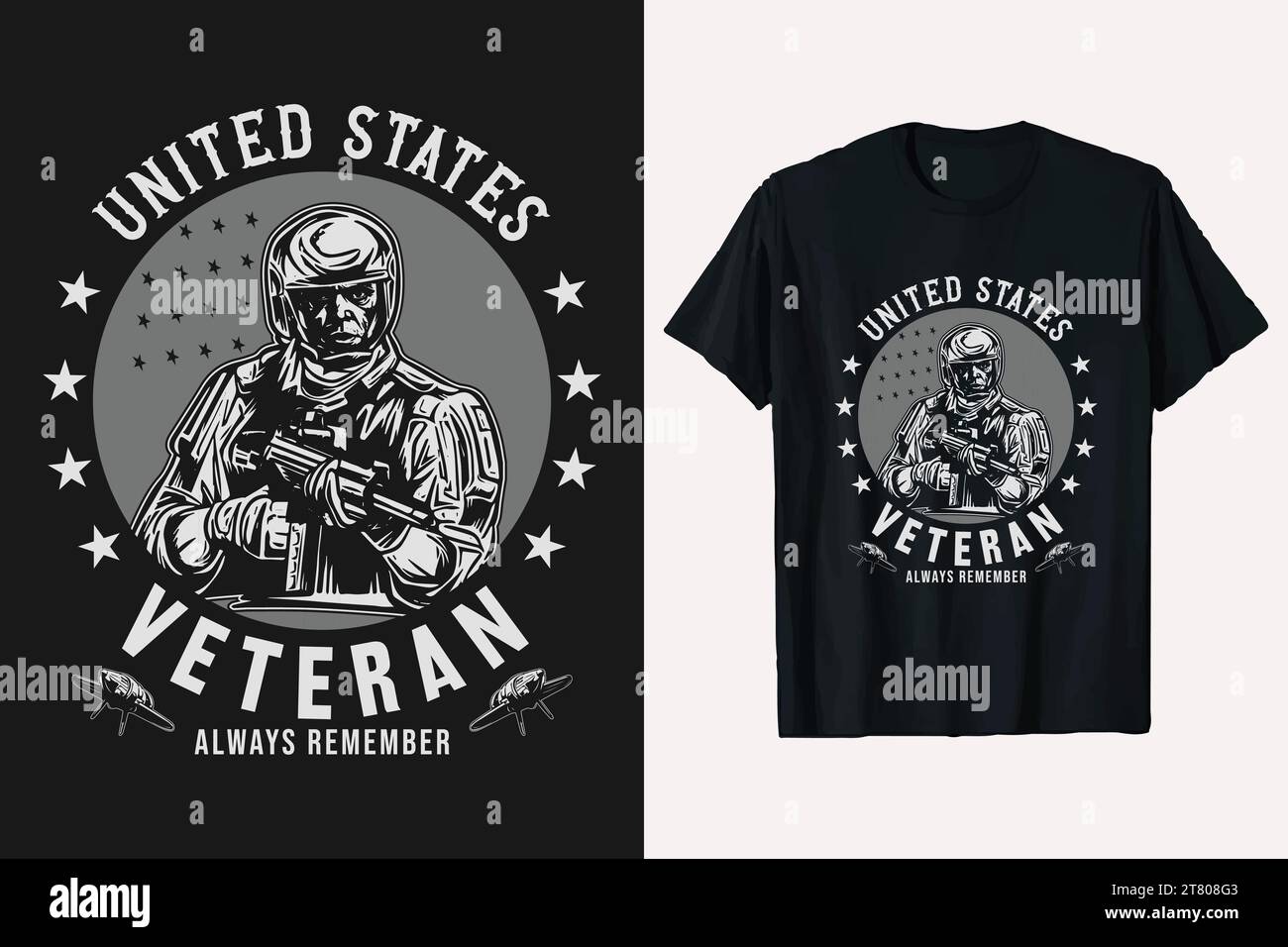 vetaran t-shirt design vector graphic Stock Vector Image & Art - Alamy