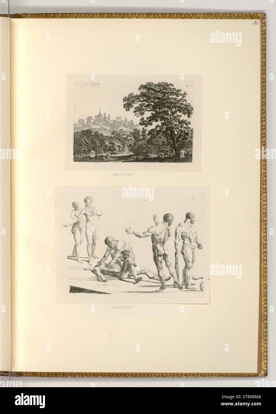 Carl Wilhelm Kolbe (The Older) Landscape; The actions of the Hercules ...