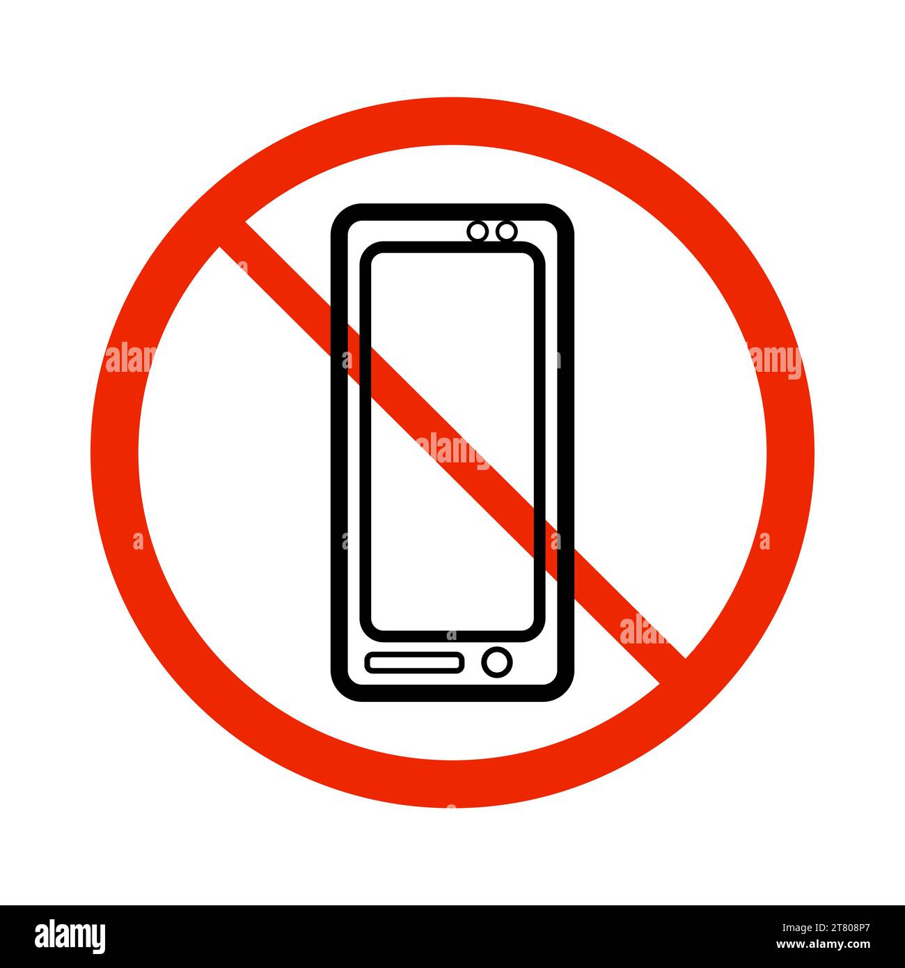No phone sign.Silent call zone mark.Prohibition of using cellphones ... No phone sign.Silent call zone mark.Prohibition of using cellphones ...