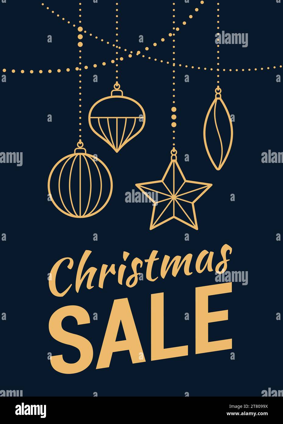 Christmas sale discount promo Stock Vector Images - Alamy