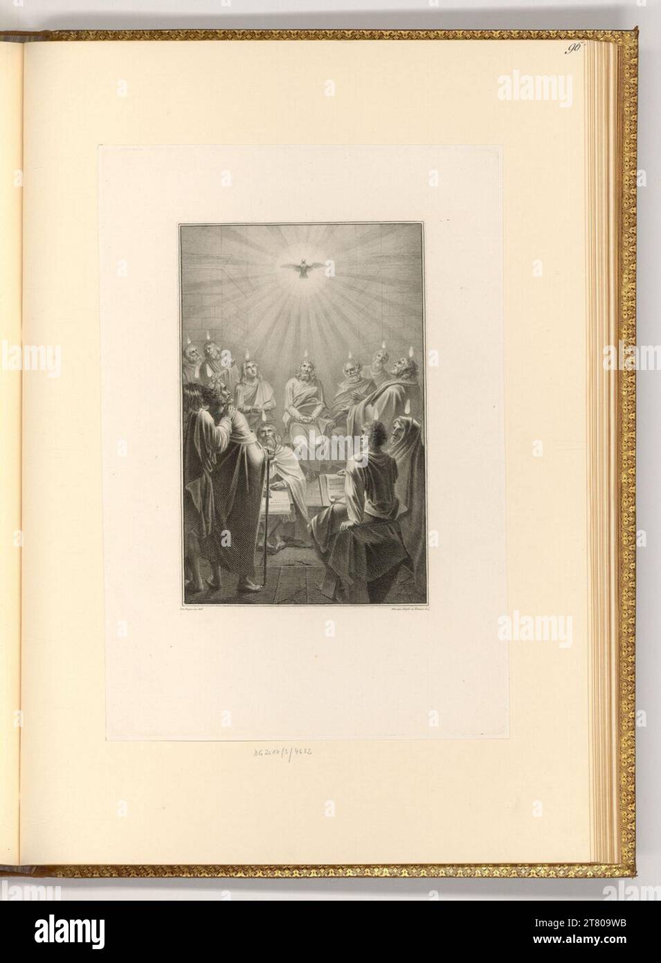 Sigmund Ferdinand von Perger The output of the Holy Spirit. etching ...