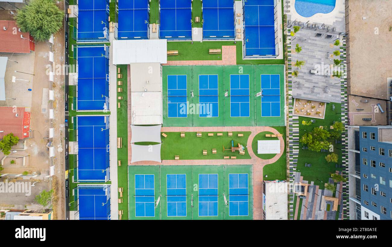 Cancha de tenis vista aerea hi-res stock photography and images - Alamy