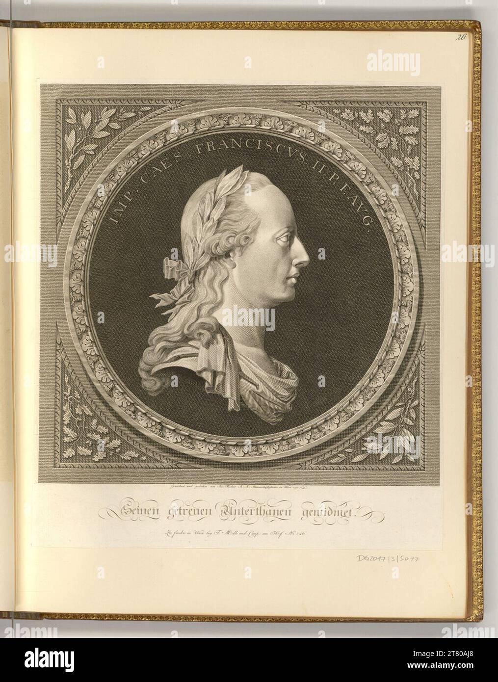 Joseph Fischer (Ausführende r Künstler in) Franz II in profile, coin ...