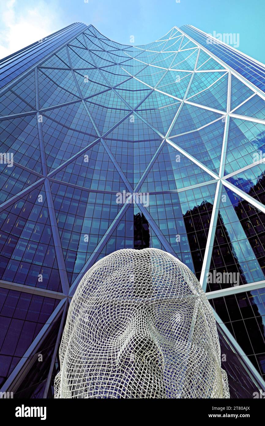 The Bow Tower is a pretty cool building in my opinion Stock Photo - Alamy