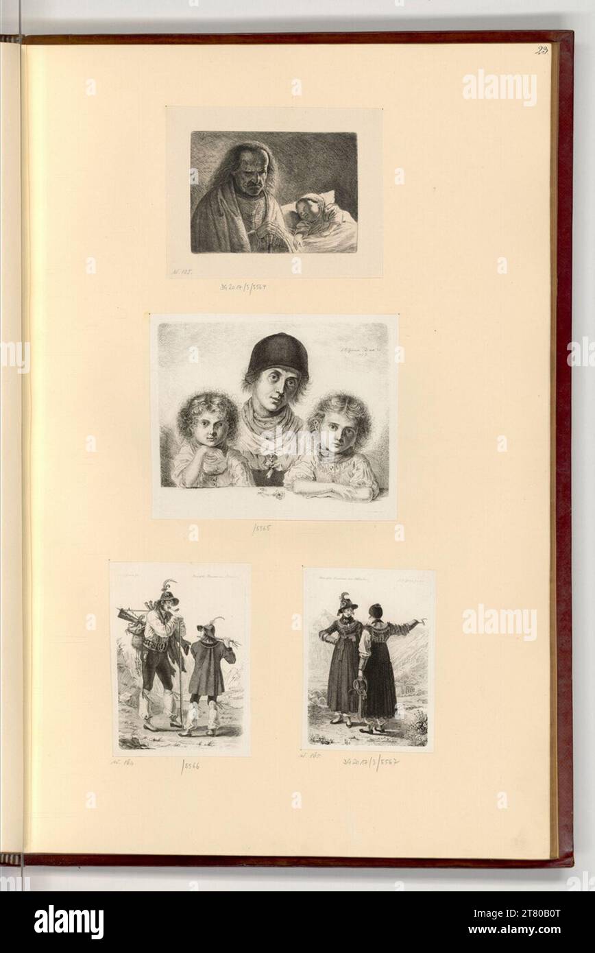 Ludwig Emil Grimm (Ausführende r Künstler in) Ancient with a cradle ...