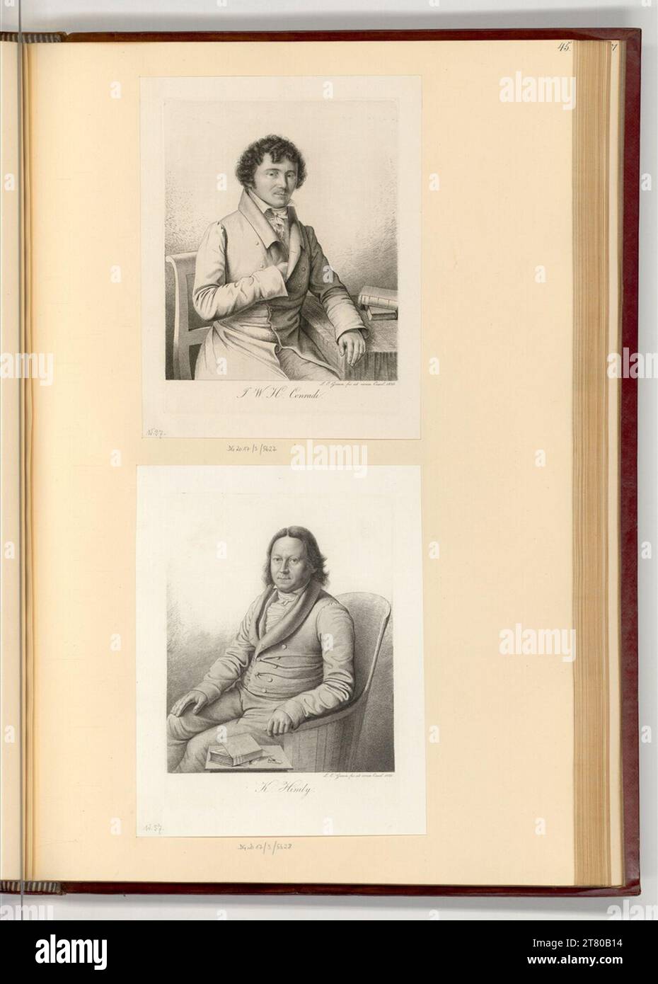 Ludwig Emil Grimm (Ausführende r Künstler in) Portraits J. W. H ...