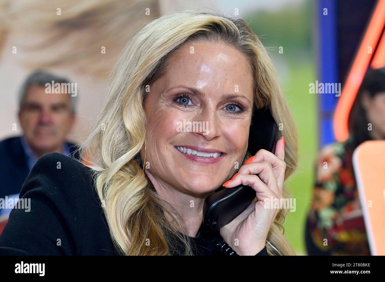 Angela Braun beim 28. RTL-Spendenmarathon 2023 im Studio 8 der EMG ...