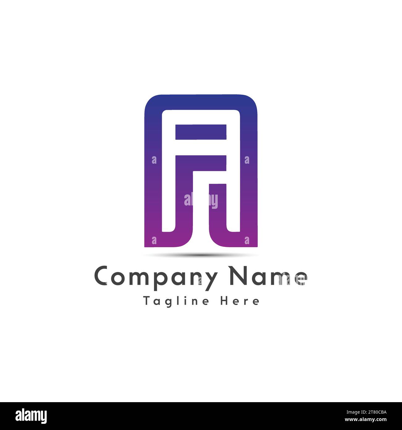 Af letter logo hi-res stock photography and images - Alamy