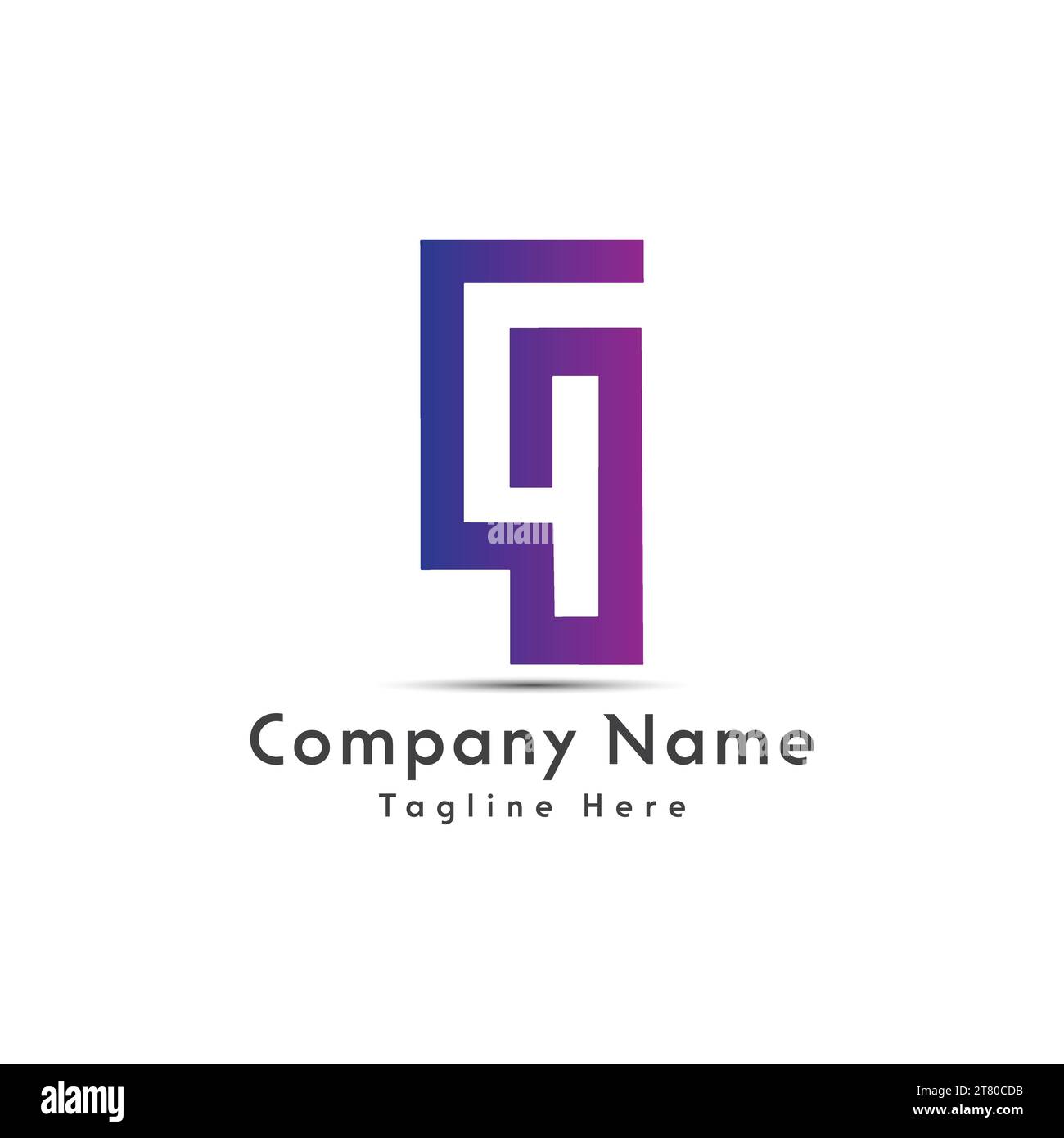 Letter g4 logo design Stock Vector Images - Alamy
