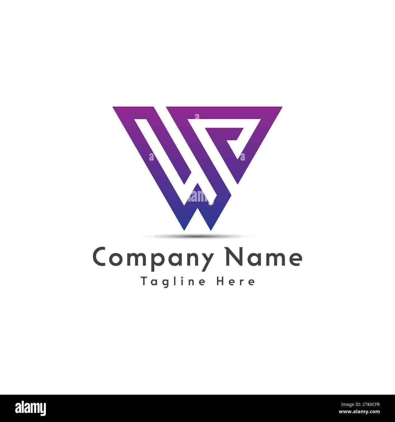 Wp letter logo hi-res stock photography and images - Alamy