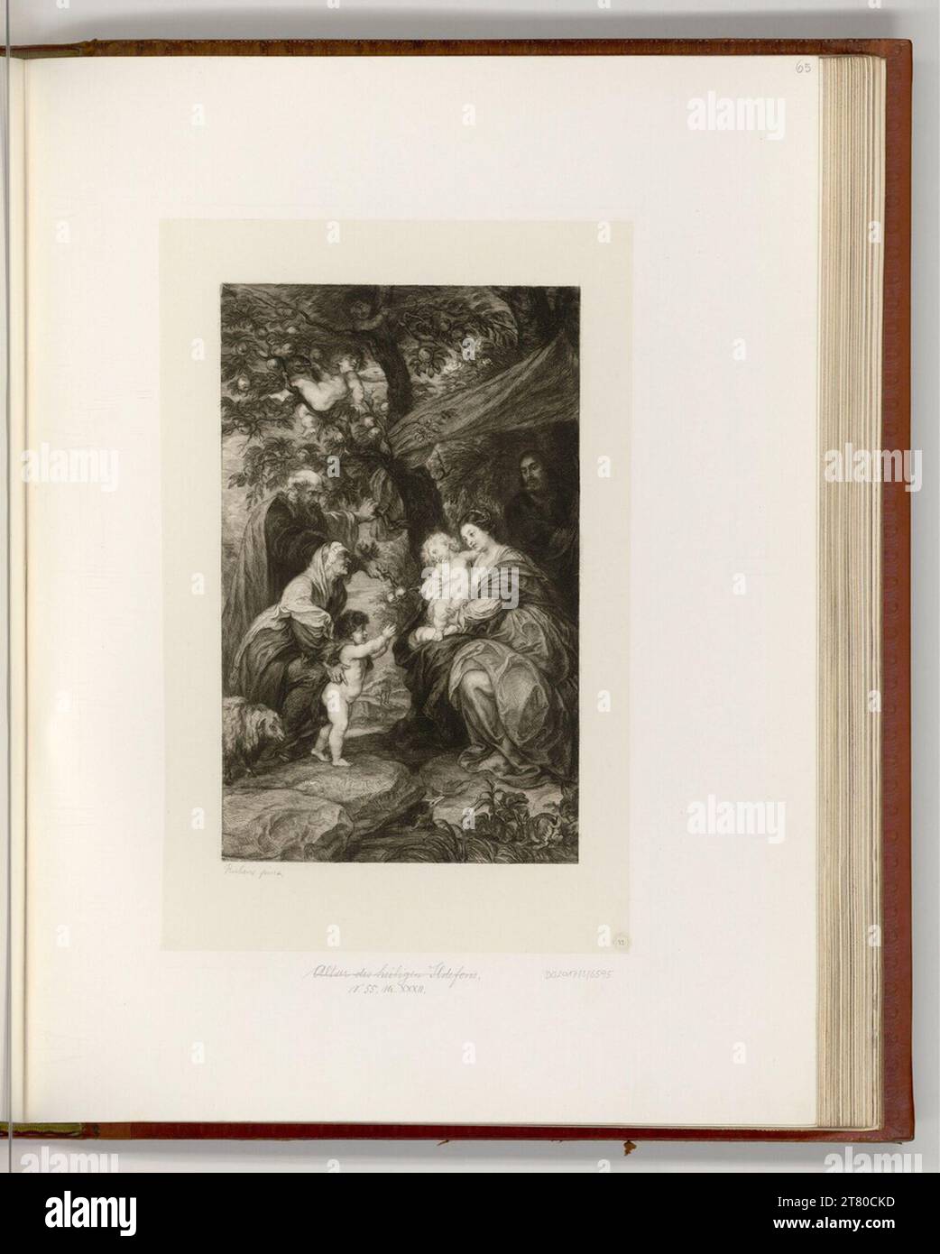 William Unger (Engraver) Ildefonso-Altar: The Holy Family under the ...