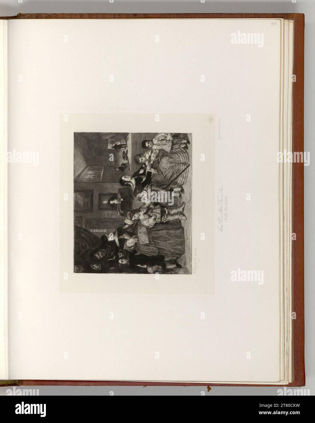 William Unger (Engraver) Family of the artist. etching 1886 , 1886 ...