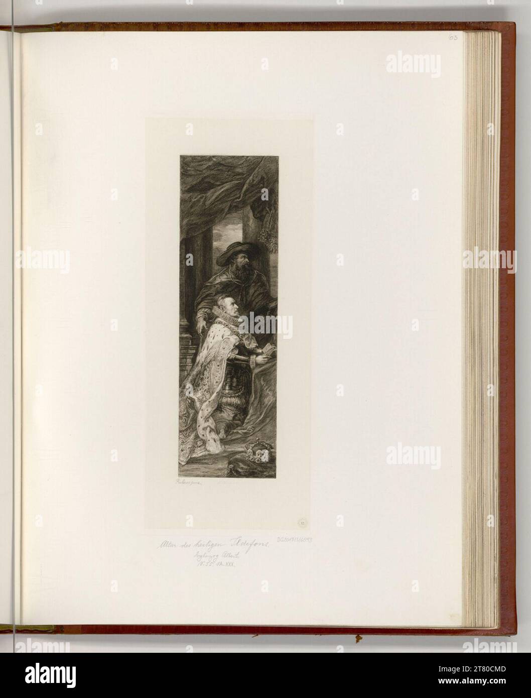 William Unger (Engraver) Ildonso-Altar: Archduke Albrecht the VII (left ...