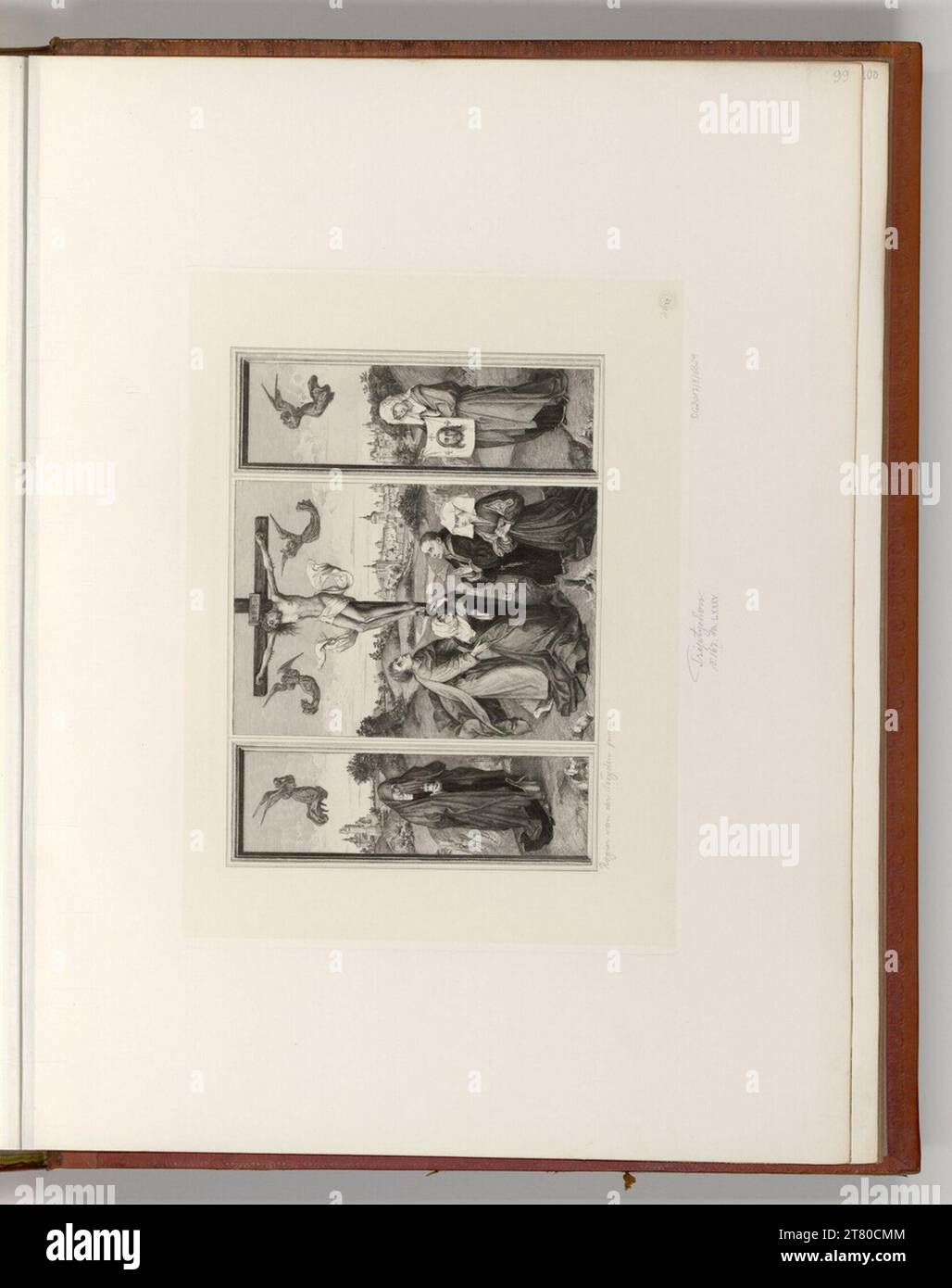 William Unger (Engraver) Creepy altar. etching 1886 , 1886 Stock Photo ...