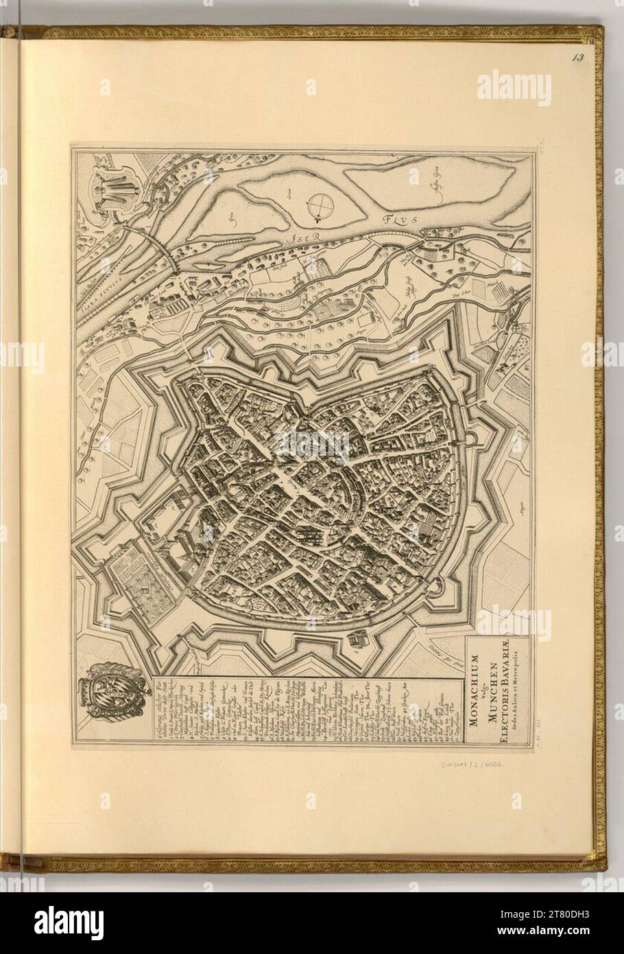 Wenzel Hollar (Engraver) Munich (map). etching 1627-1677 , 1627/1677 ...