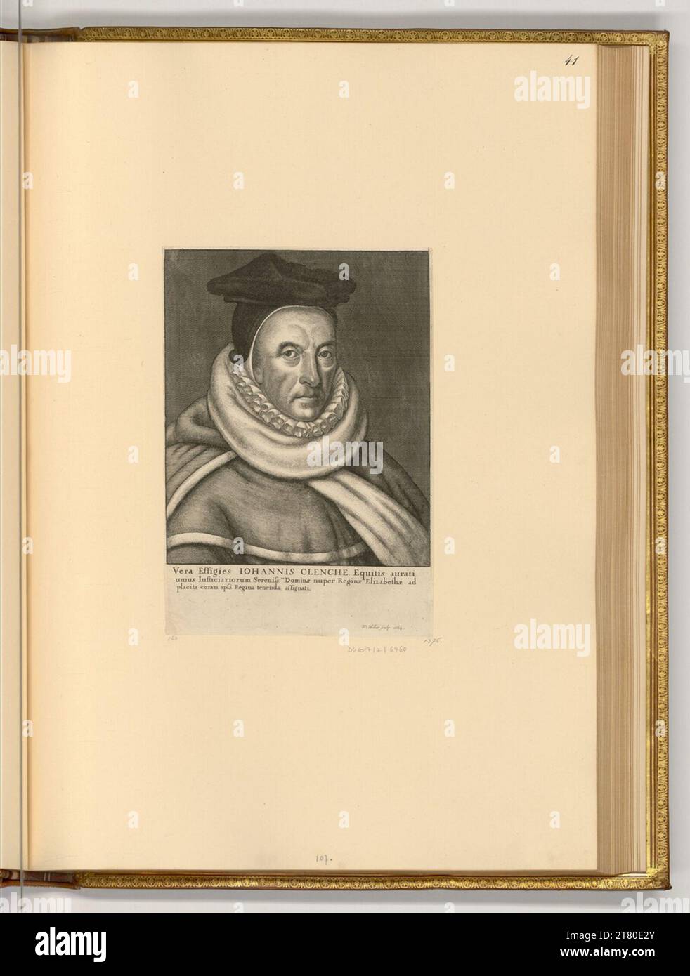 Wenzel Hollar (Engraver) Portrait John Clench. etching 1664 , 1664 ...