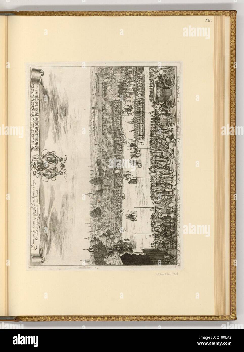 Georg Christoph Eimmart (The Younger) Moving to Nuremberg. etching 1671 , 1671 Stock Photo - Alamy