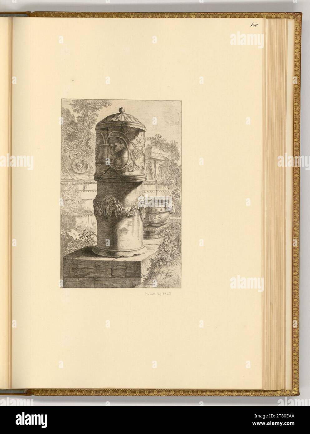 Georg Christoph Eimmart (The Younger) Ancient objects. etching Mitte 17.-Mitte 18. Century Stock ...