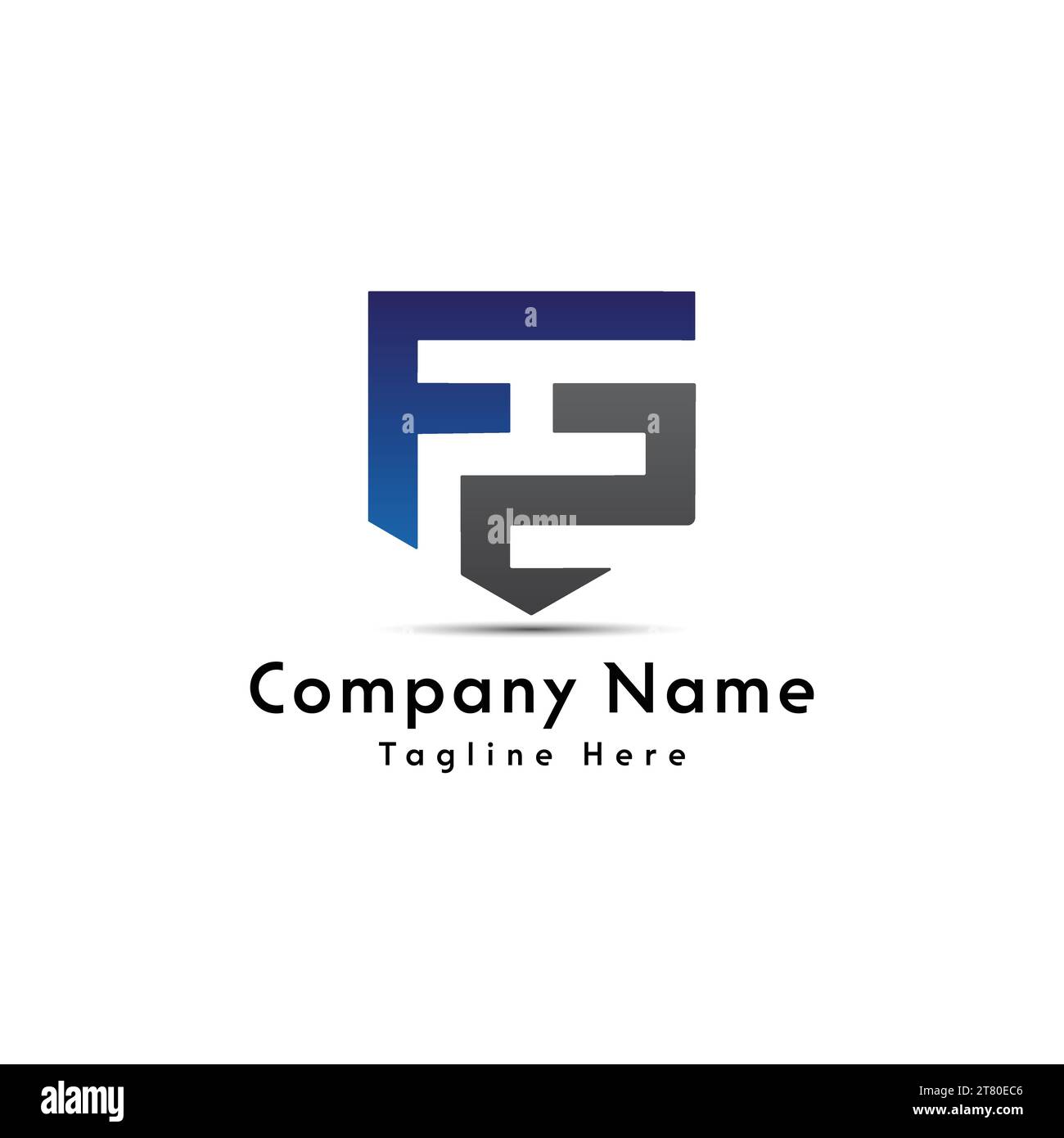 Fz letter logo design hi-res stock photography and images - Alamy