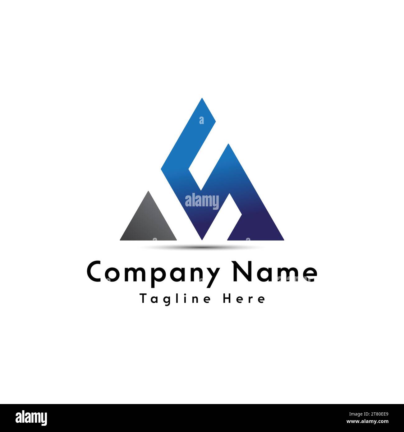SA letter triangle shape logo design Stock Vector Image & Art - Alamy
