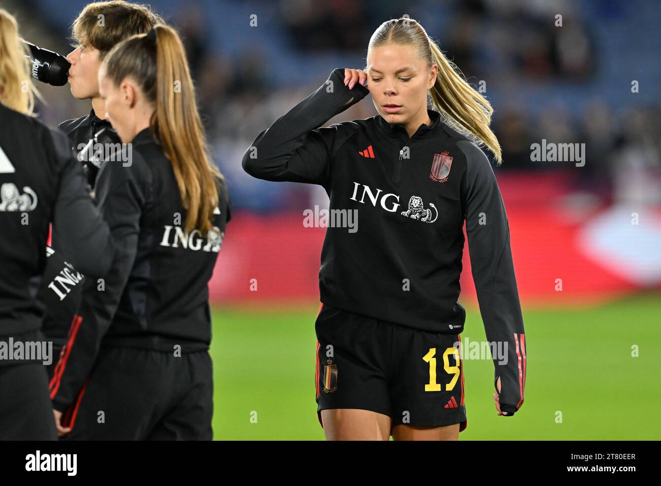 Leicester, UK. 27th Oct, 2023. Amy Littel (19) of Belgium pictured ...