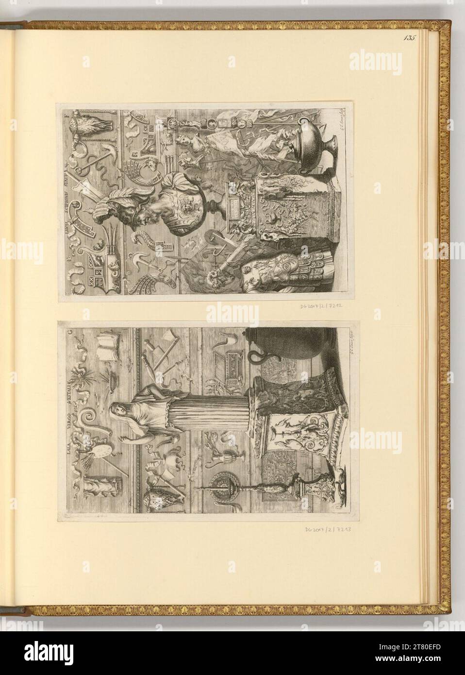 Georg Christoph Eimmart (The Younger) Lala Virgin Vestal; Lucy Scipionis image. etching 1653 ...