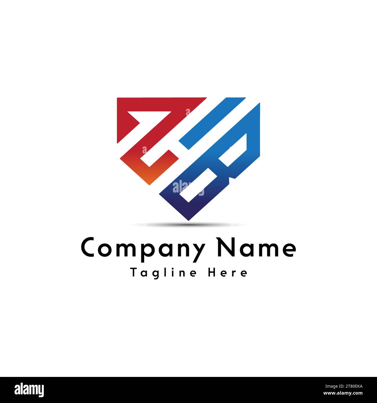 Zib logo design hi-res stock photography and images - Alamy