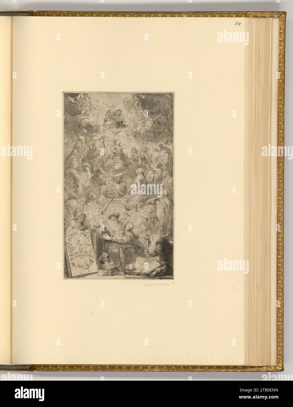 Michael Willmann (Engraver) Family tree of Christ. etching 1675 , 1675 ...
