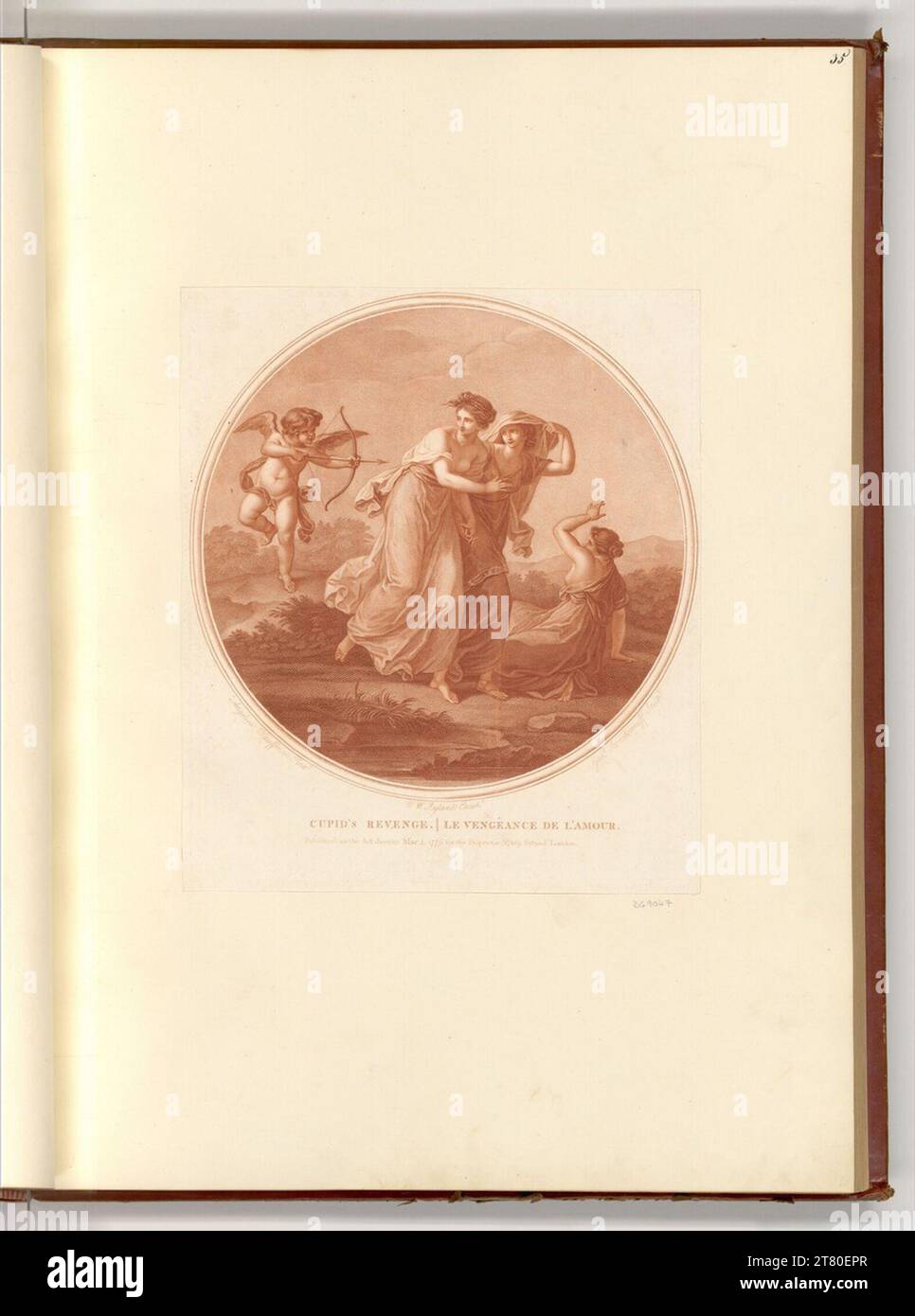 Maria Anna Angelika Catharina Kauffmann Amors Rache. Etching ...